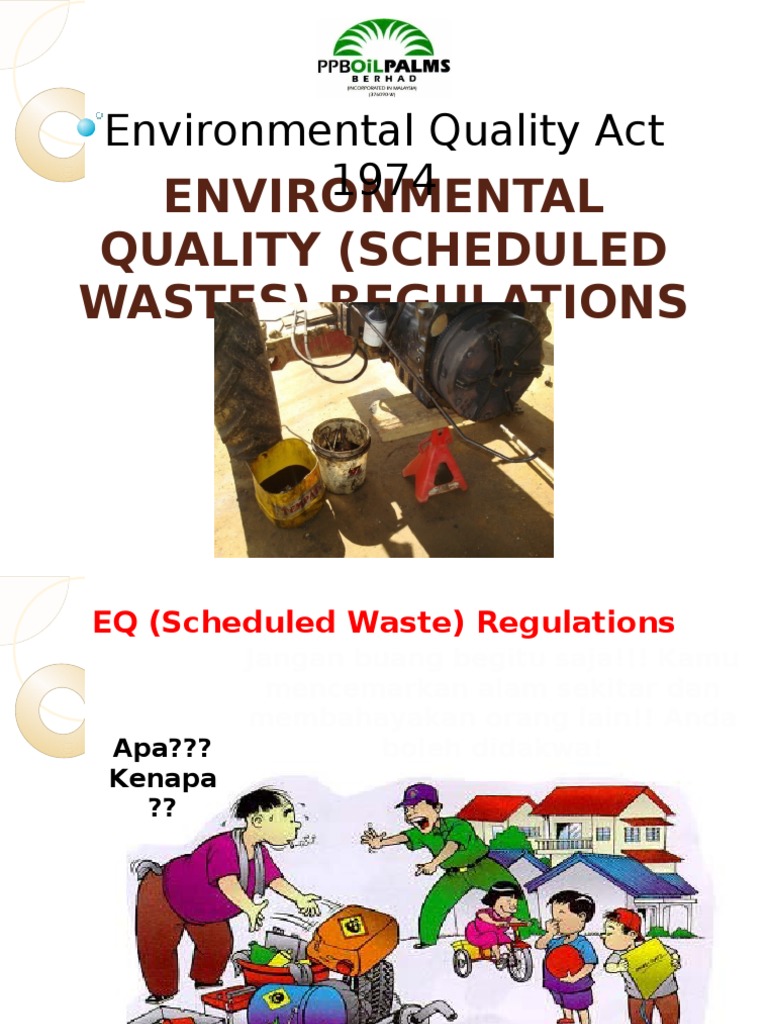 Schedule Waste Management Presentation | PDF | Waste Management | Waste