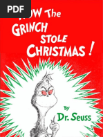 How The Grinch Stole Christmas | PDF | Dr. Seuss | Christmas Fiction