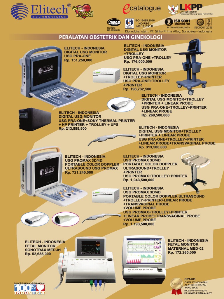 Elitech Medical Equipment Catalog | PDF | Cardiovascular Physiology ...