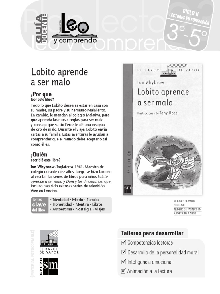 Lobito Aprende A Ser Malo | PDF | Exploración | Libros