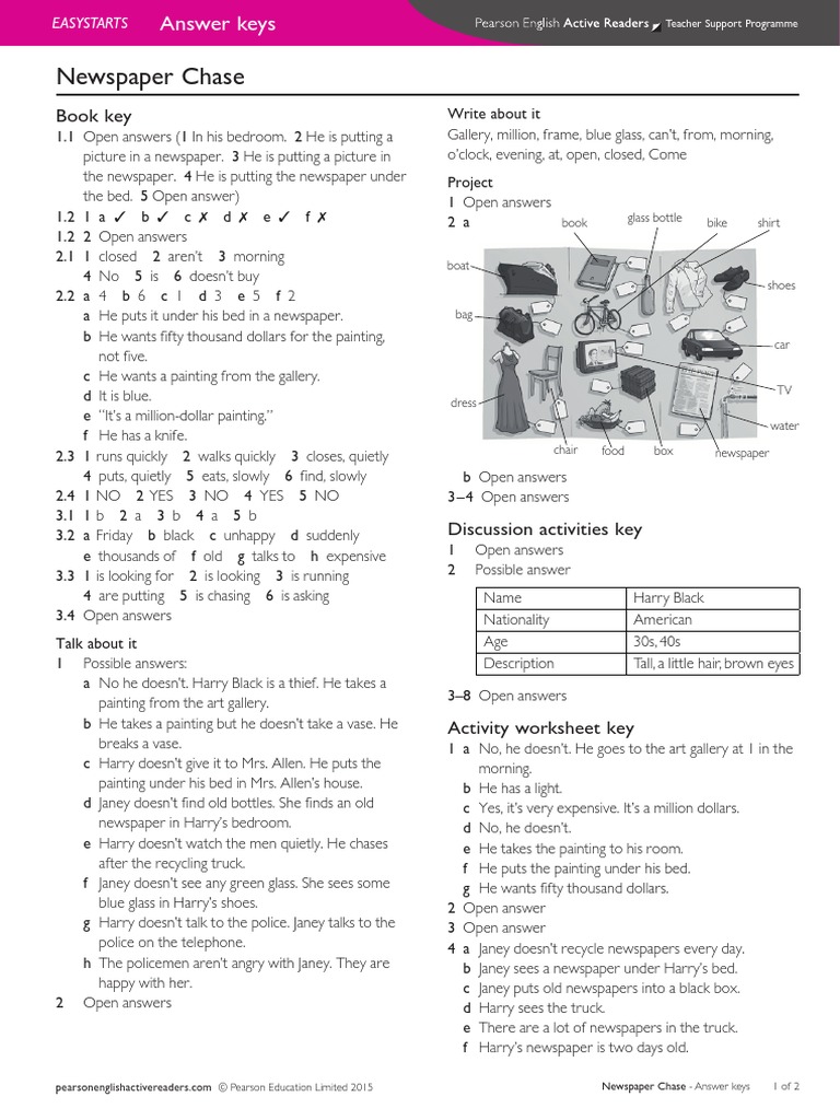 Easystarts - Newspaper Chase | PDF