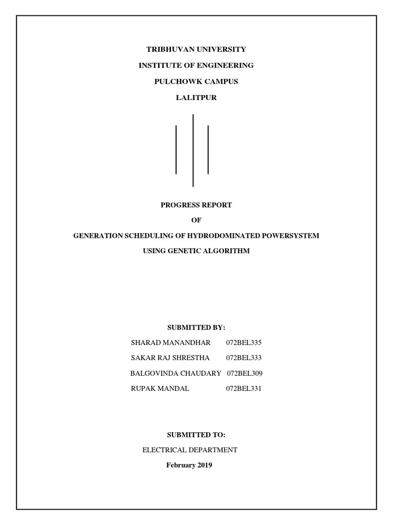 Tribhuvan University Institute of Engineering Pulchowk Campus Lalitpur ...