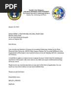 Promissory Letter For Lacking Documents | PDF