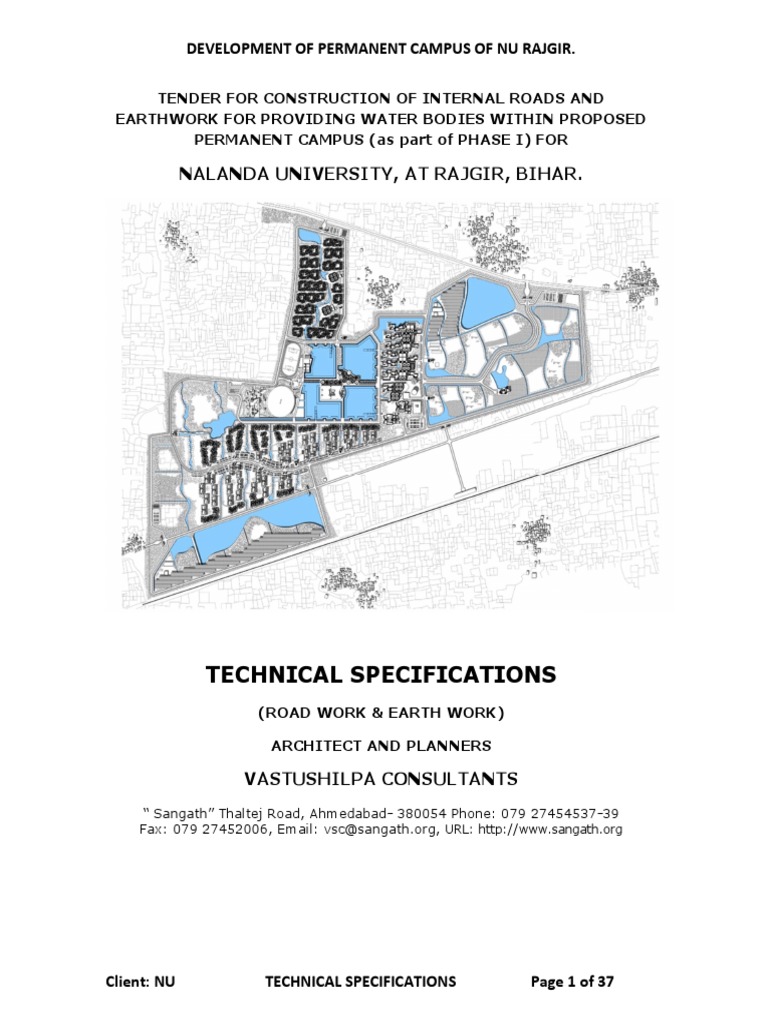 Road Technical Specifications | PDF | Road | Concrete