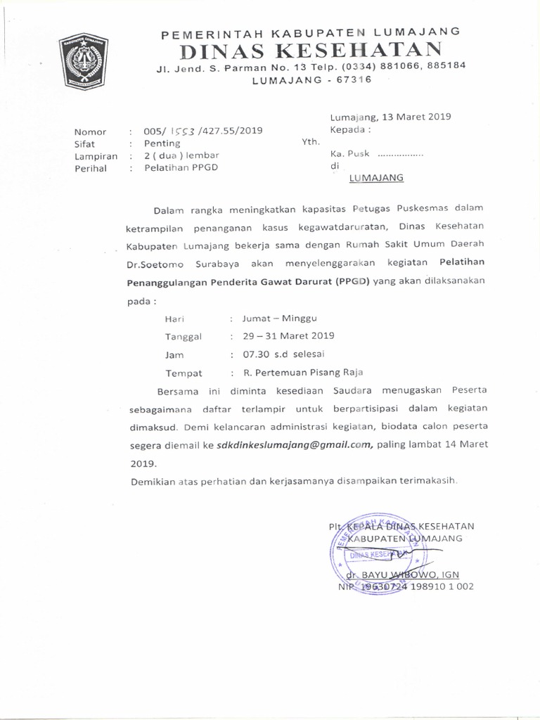Undangan PPGD | PDF