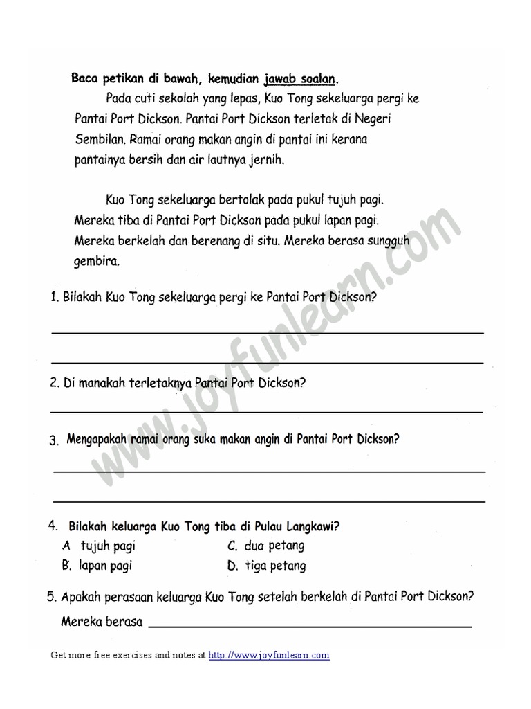 Y1 Latihan Gabungan BM October | PDF