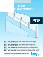 W112 Gypsum Board Partition Wall System W112 Gypsum Board Partition ...