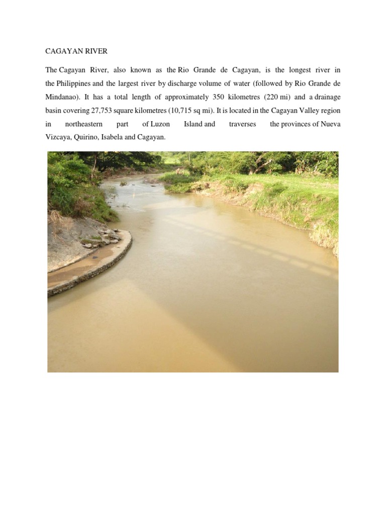 Cagayan River | PDF | Estuary | Pacific Ocean
