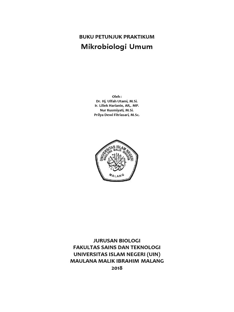 Modul Prak. Mikrobiologi PDF | PDF