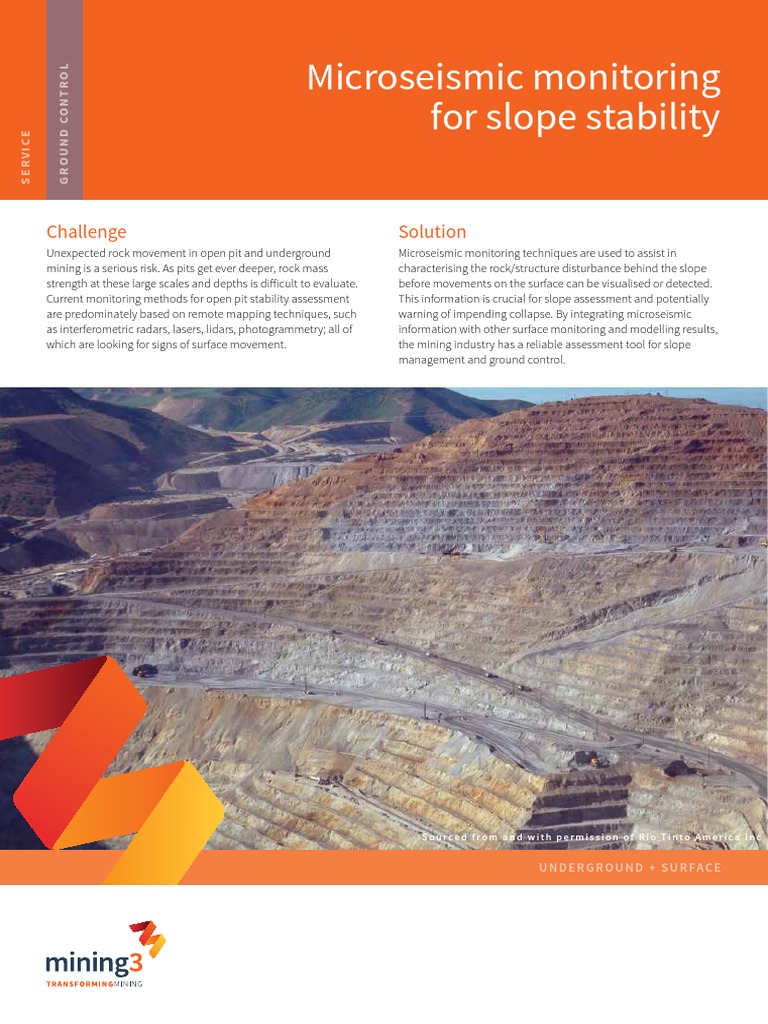 Micro Seismic | PDF | Lidar | Mining