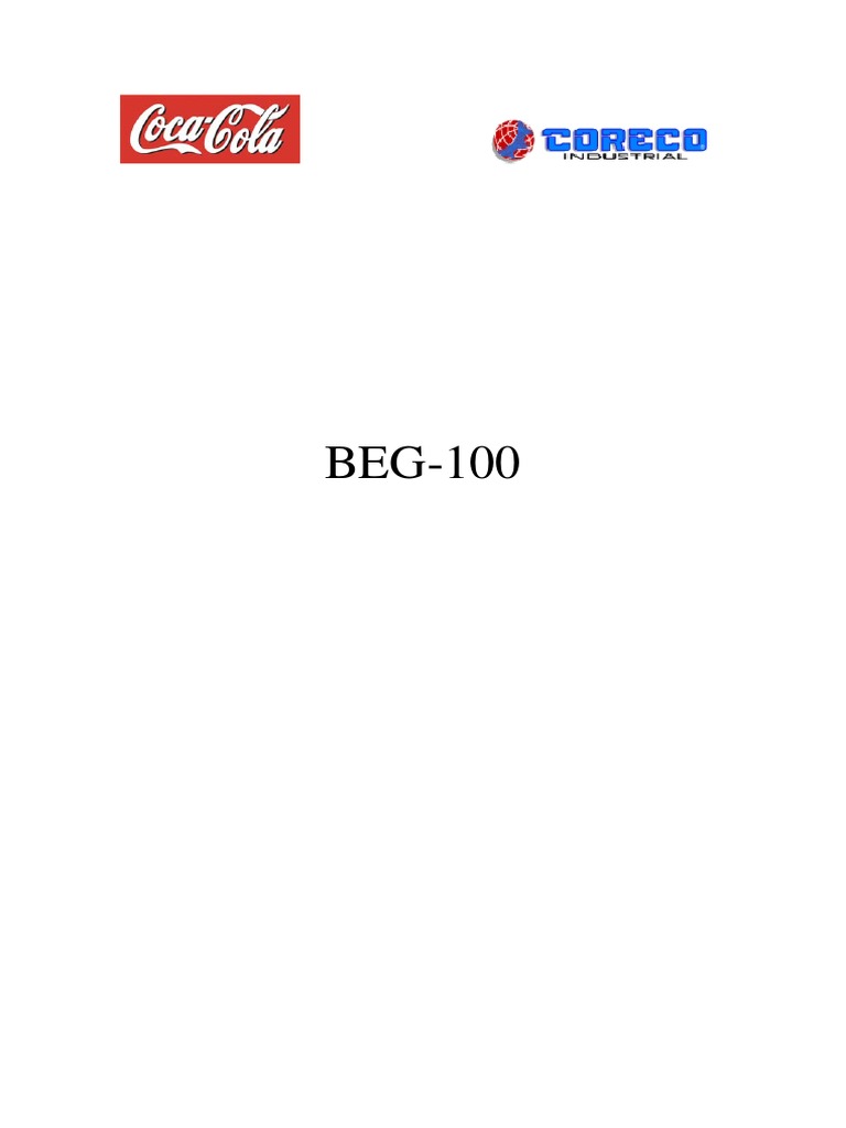 MANUAL BOTELLERO CORECO PEPSI Enfriador de Botellas BEG-100 CI-COCA ...