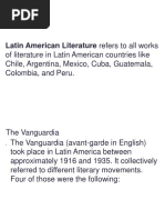 Latin American Literature | PDF | Latin American Literature