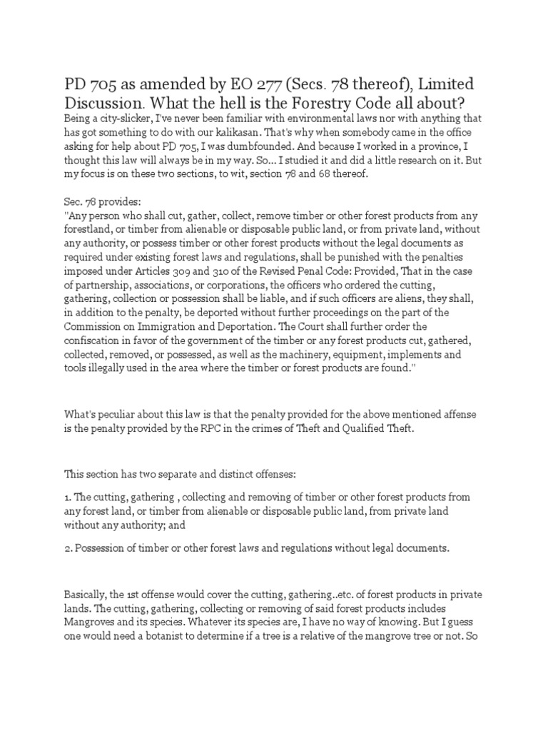 Understanding PD 705 for Beginners | PDF | Crime & Violence | Crime ...