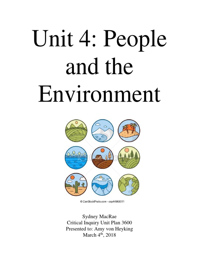 Unit 4a - Different Environments | PDF | Rain | Geography