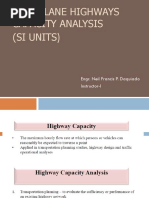Tutorial SIDRA | PDF | Lane | Traffic