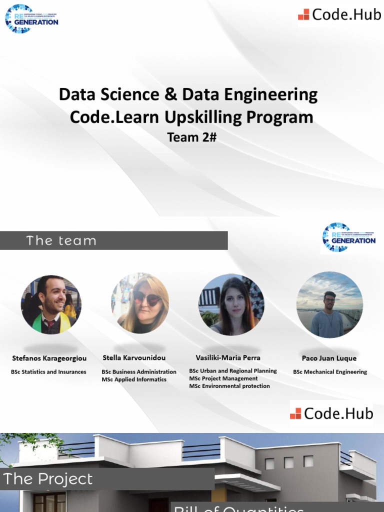 Data Science & Data Engineering Code - Learn Upskilling Program | PDF