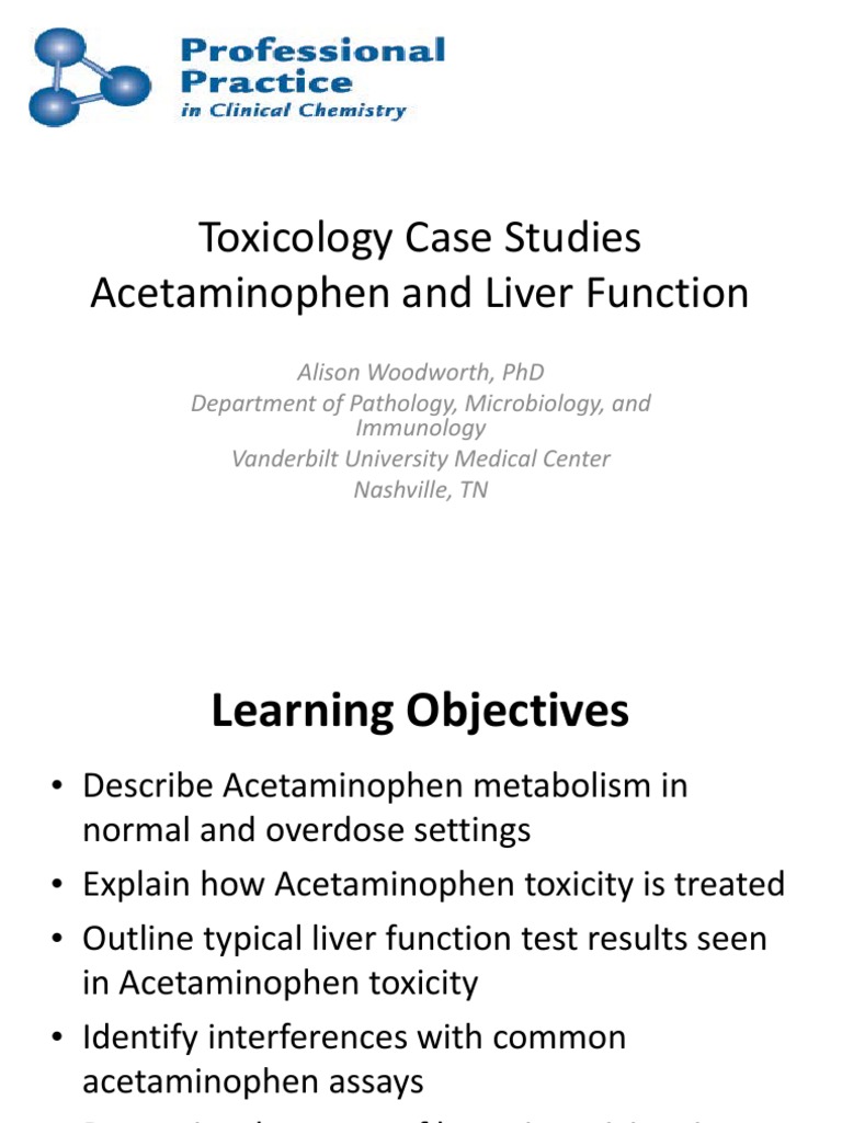 GC Toxicology Case Studies Apr 28 2013 | PDF | Liver | Medicine