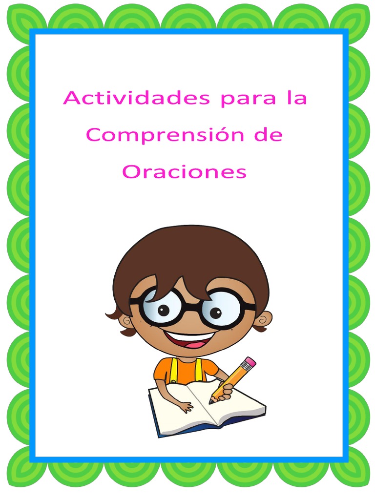 Actividades para La Comprensión de Oraciones | PDF | Ocio