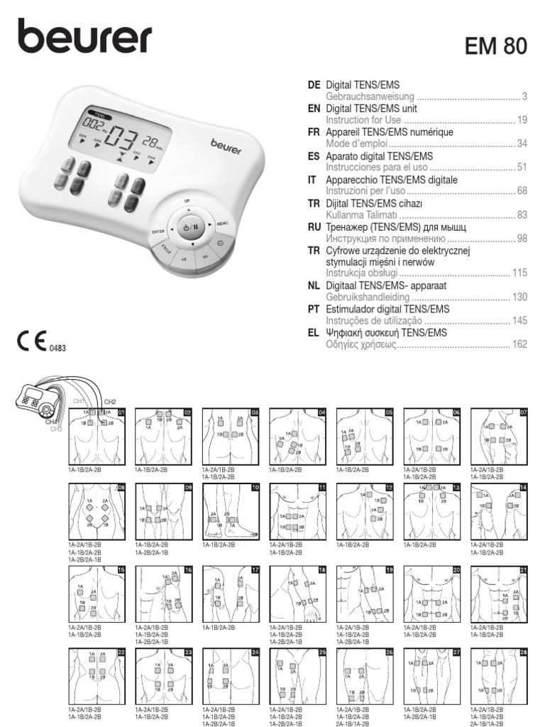 Manual de Tens - Beurer PDF | PDF