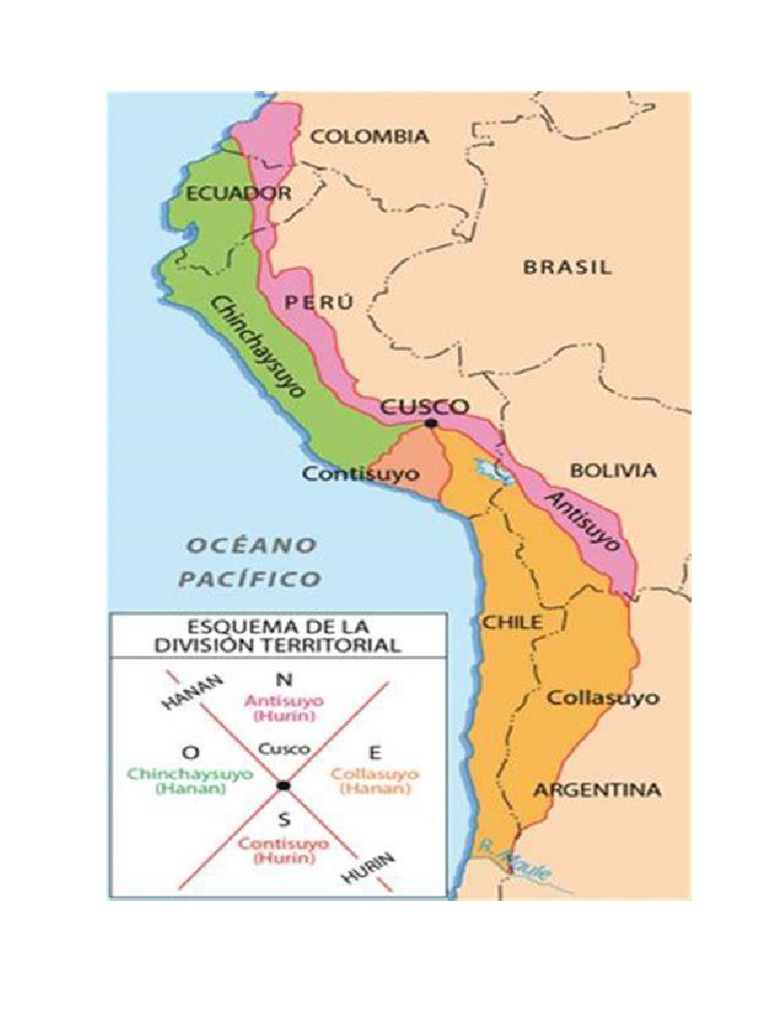 Mapa Del Tahuantinsuyo | PDF