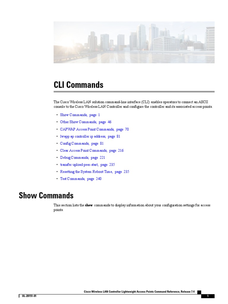 Comandos WLC PDF | PDF | Wireless Access Point | Command Line Interface