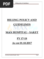 Hospital Room Tariff List | PDF