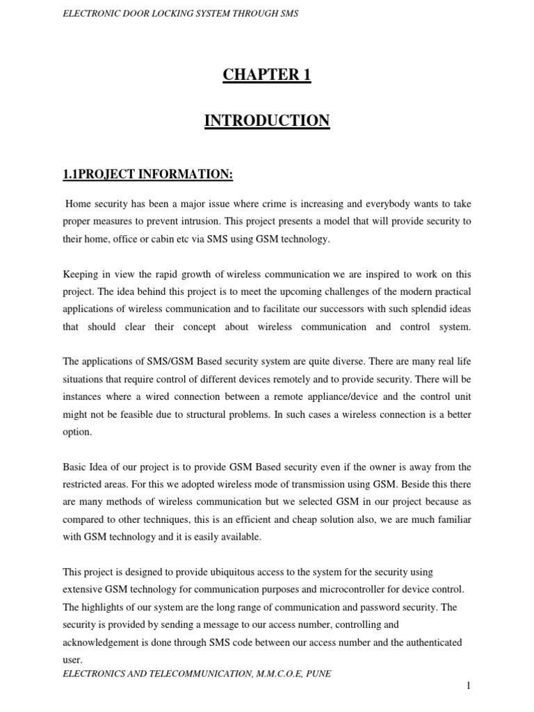MAINPROJECTREPORT | PDF | Microcontroller | Random Access Memory