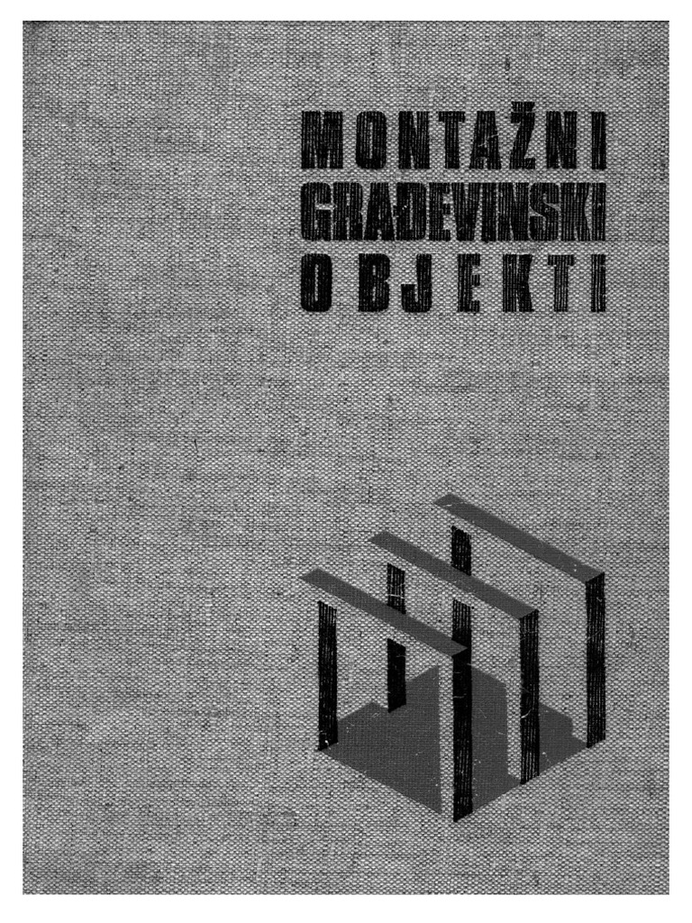 14 Montazni Gradjevinski Objekti PDF | PDF