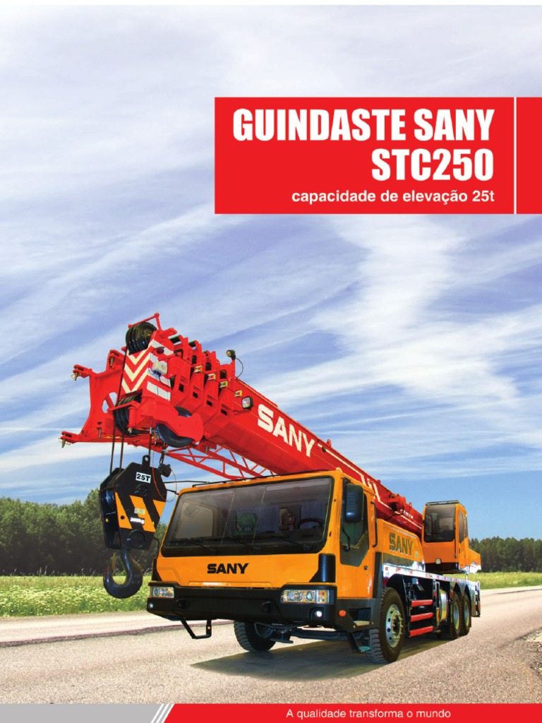 Tabela Guindaste Sany STC250H | PDF