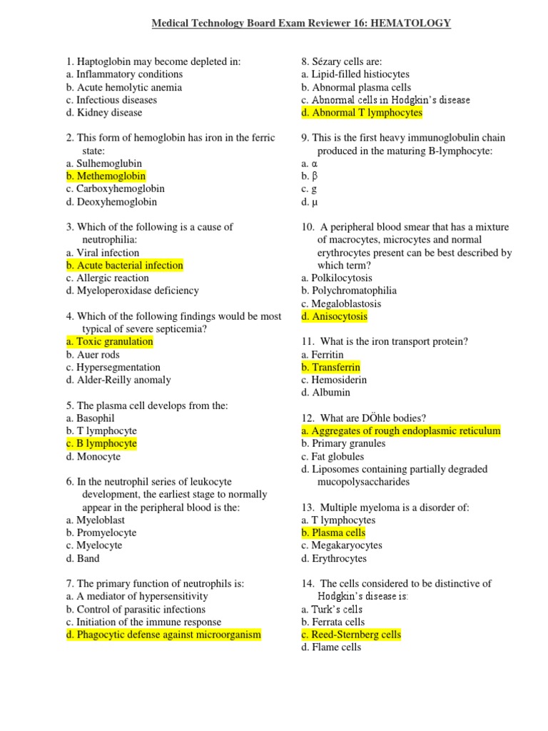 Medtech Reviewer | PDF | Platelet | Coagulation