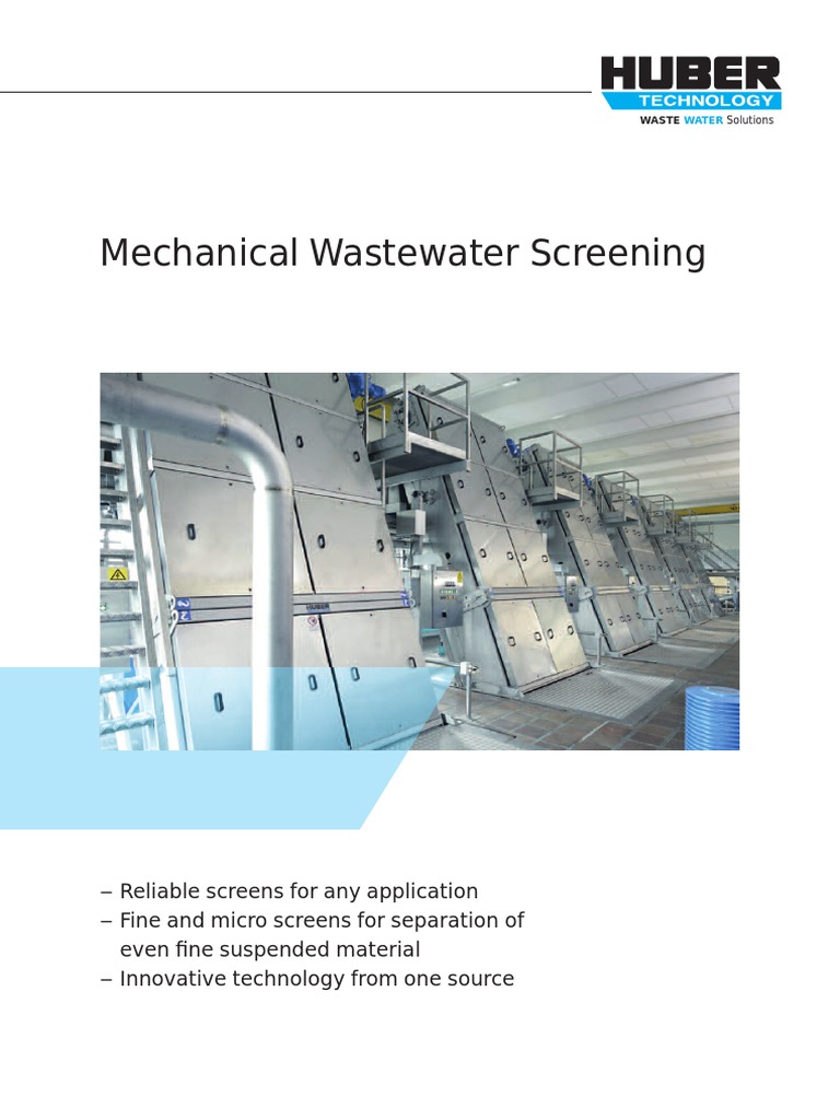 Huber - Rotamat Pro Ue Ro en | PDF | Sewage Treatment | Wastewater