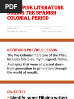 1-Pre-Colonial Period | PDF | Riddle | Mythology