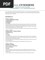 LCVP Curriculum Vitae Example | PDF | Behavior Modification | Learning
