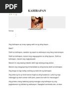 Position Paper Outline (Tagalog) | PDF