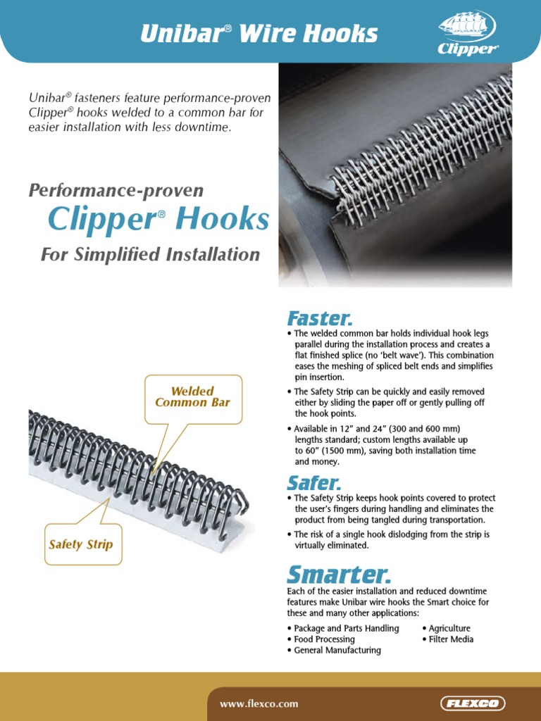 Clipper Unibar | PDF | Belt (Mechanical) | Wire