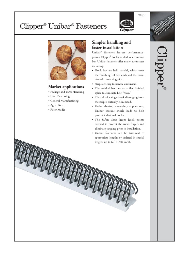 Clipper Univar Pins Tool | PDF | Manufactured Goods