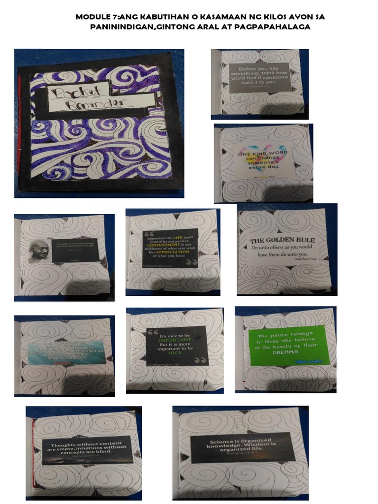 Pocket Reminder | PDF