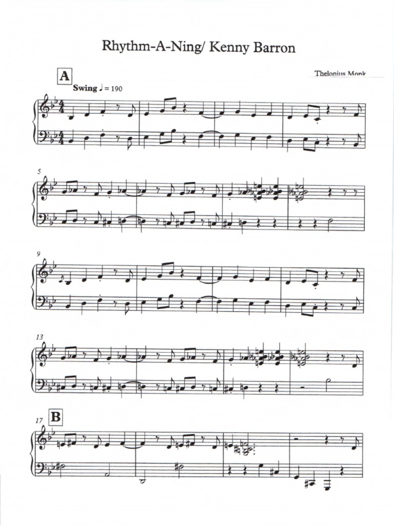 Rhythm A Ning | PDF