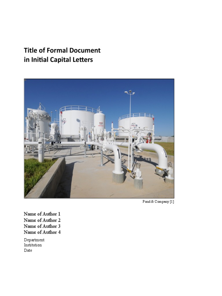 Formal Report Template | PDF | Typefaces | Paragraph