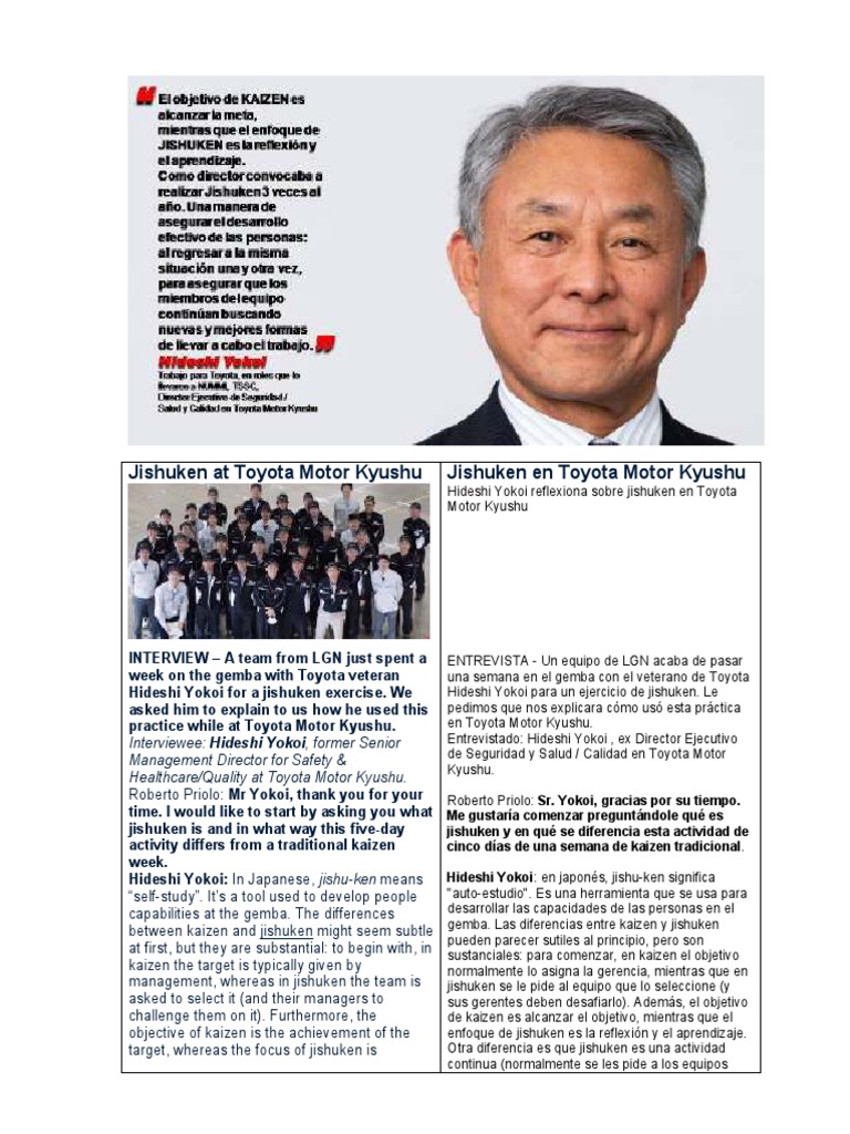 Jishuken at Toyota Motor Kyushu | PDF | Negocios (general) | Business