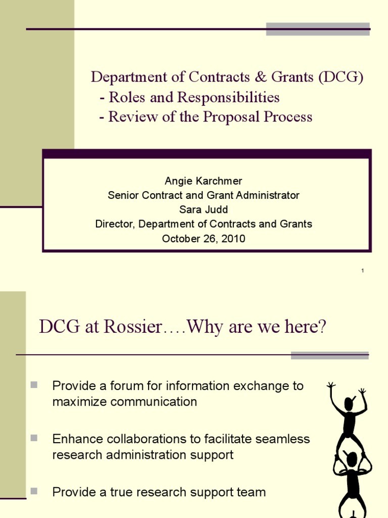 DCG Proposal Process Presentation | PDF