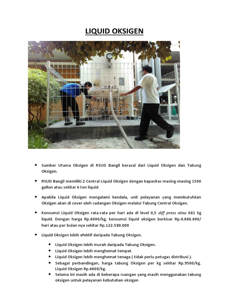 Gambar Liquid Oksigen | PDF