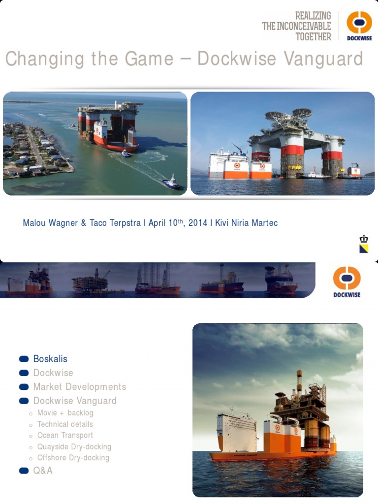 Dockwise Vanguard: Heavy Transport Solutions | PDF | Subsea (Technology ...