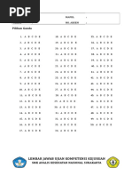 Exam Shading Answer Sheet Guidelines | PDF