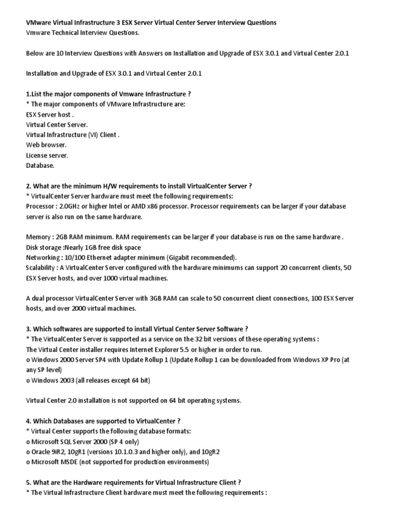Essential Insights into Installation and Upgrade of VMware ESX Server 3 ...