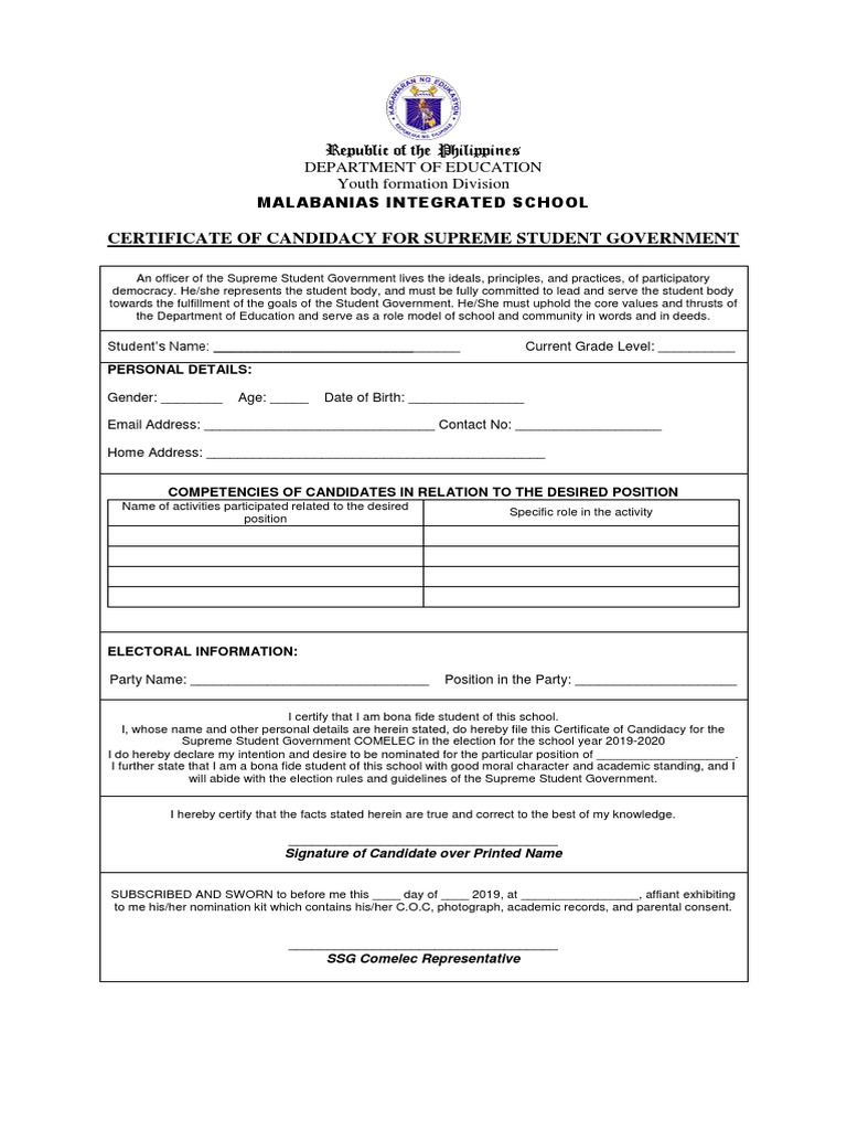 SSG Coc | PDF | Government | Social Institutions