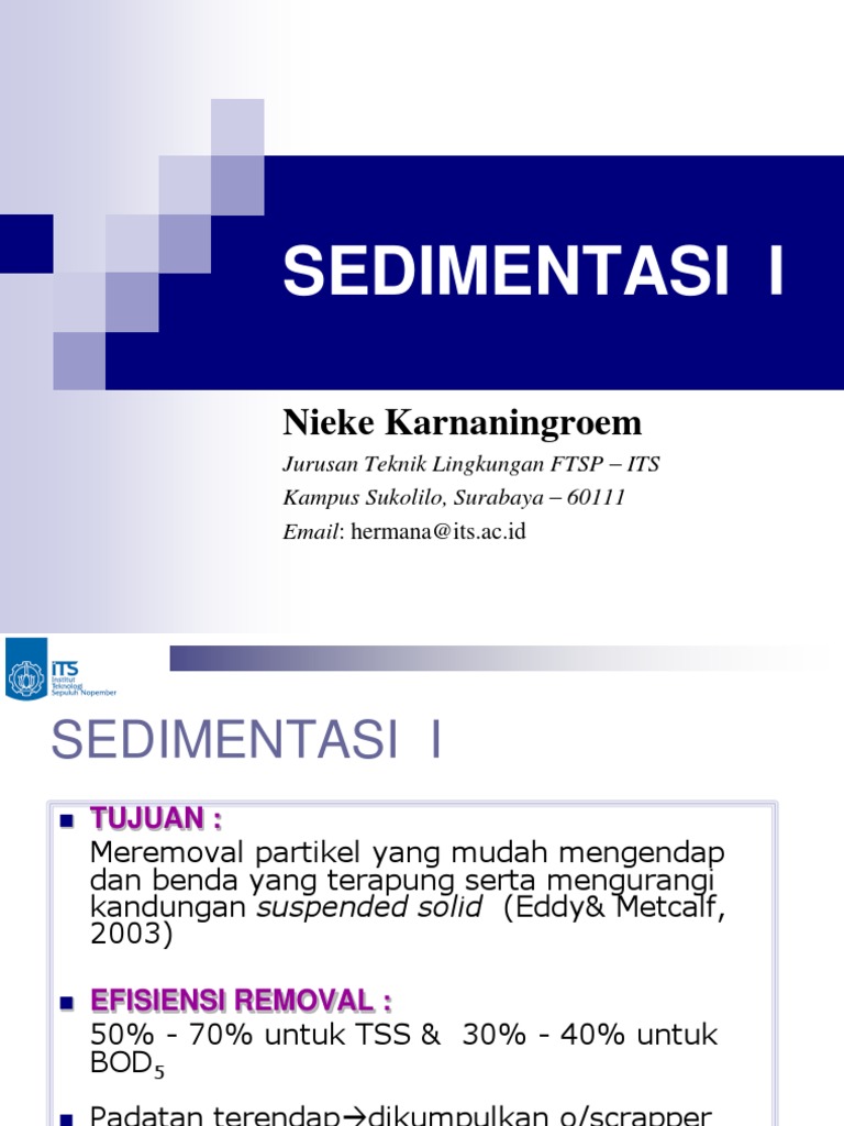 Sedimentasi | PDF