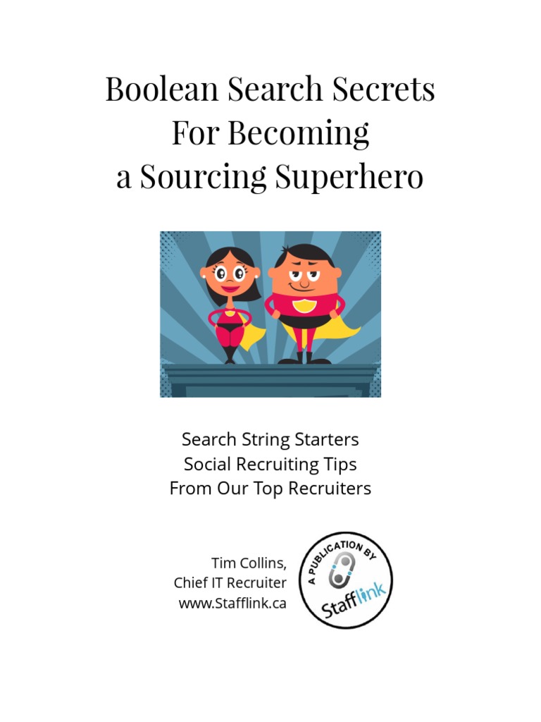 Boolean Search Secrets: Tips and Tricks for Sourcing Top Talent Online | PDF | Résumé | Search ...