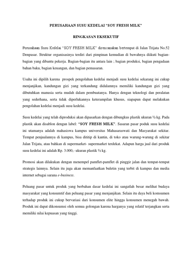 Desain Logo untuk Soy Fresh Milk | PDF