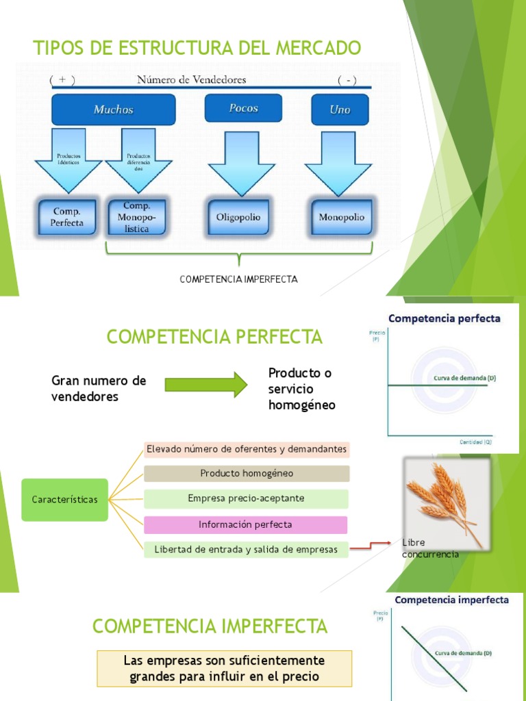 Tipos De Estructura Del Mercado: Competencia Imperfecta | Oligopolio | Mercado (economía)